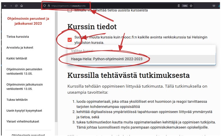 📥 Kurssin tehtävät | HH / Python
